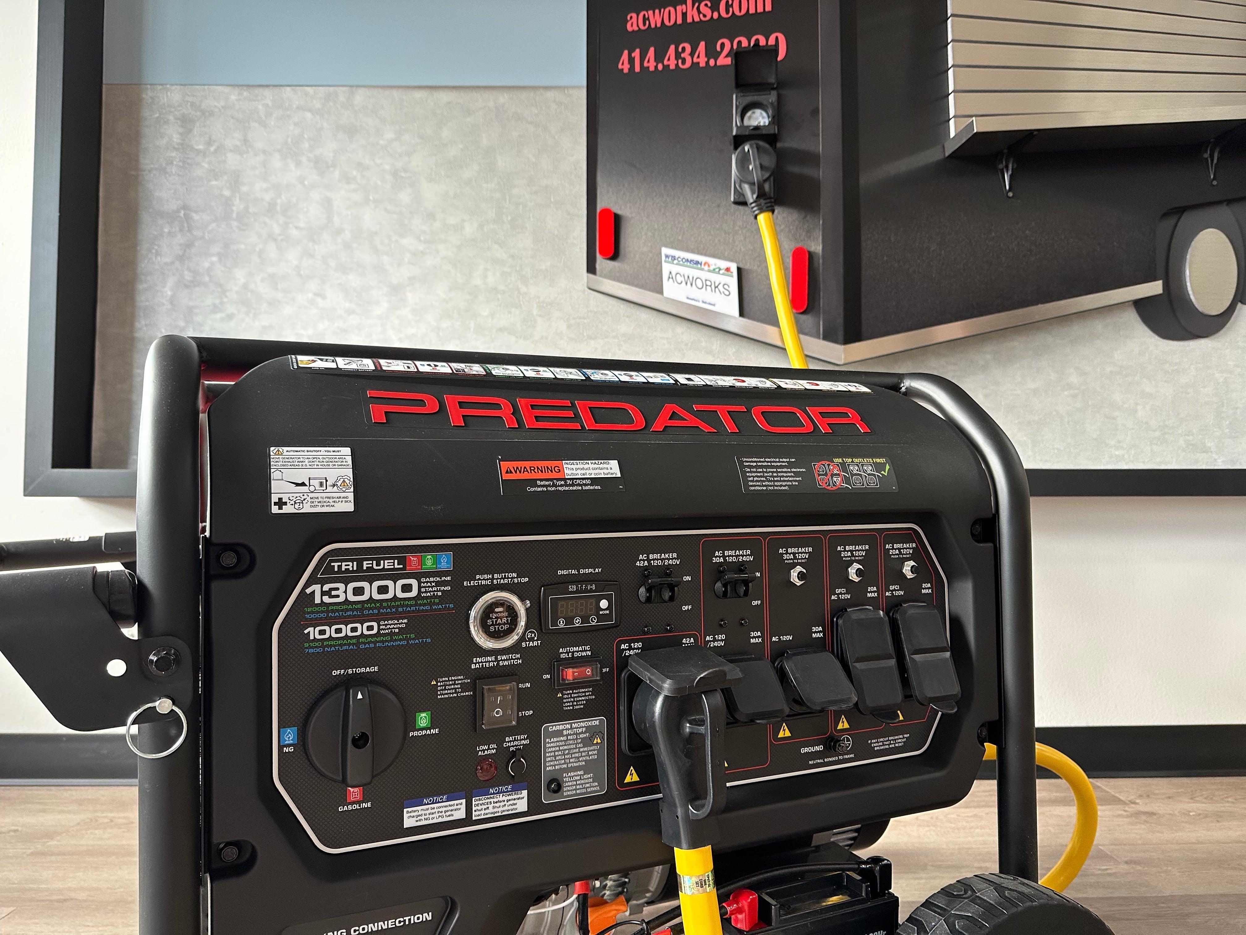 Harbor Freight Predator Tri-Fuel 13000 Watt Generator: The Ultimate Po – AC Connectors