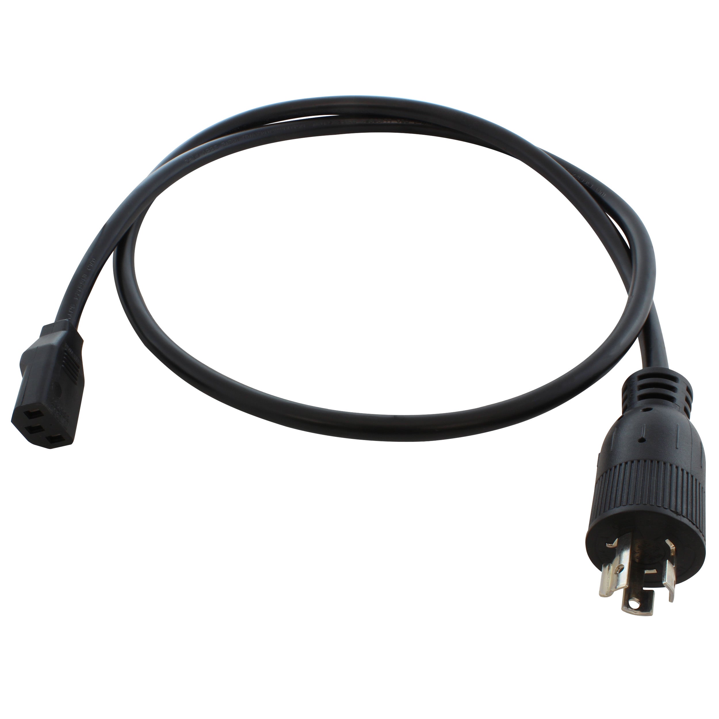 AC WORKS® [PC15AL615C13-048] 15A 4FT 14/3 Power Cord NEMA L6-15P to IE ...