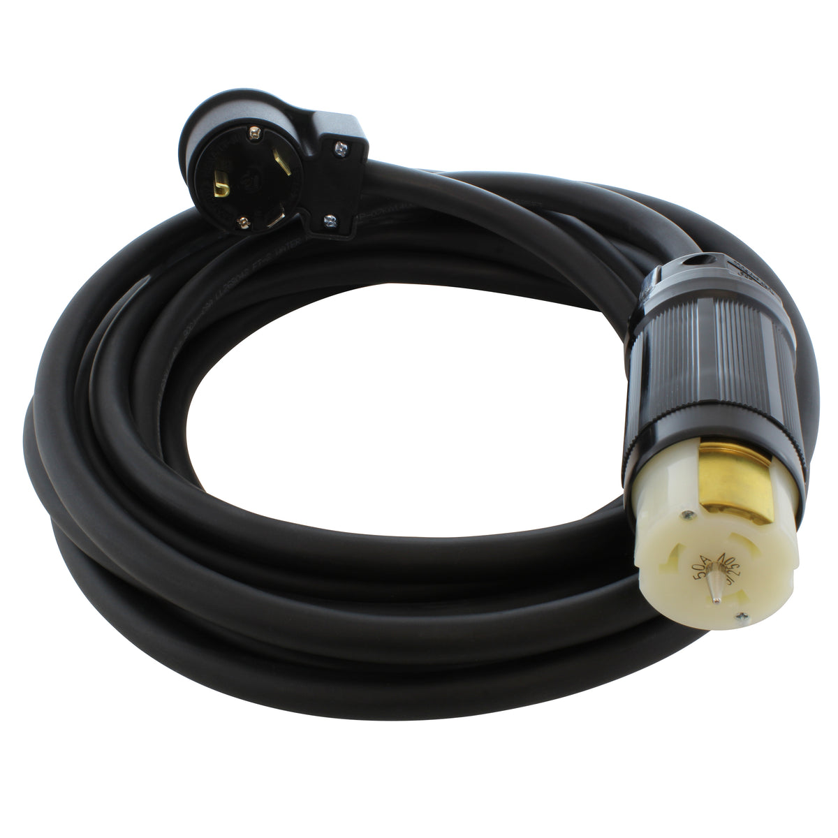 AC WORKS® [TETT] Temporary Power RV 30A TT-30P Plug to CS6364 50A Lock ...