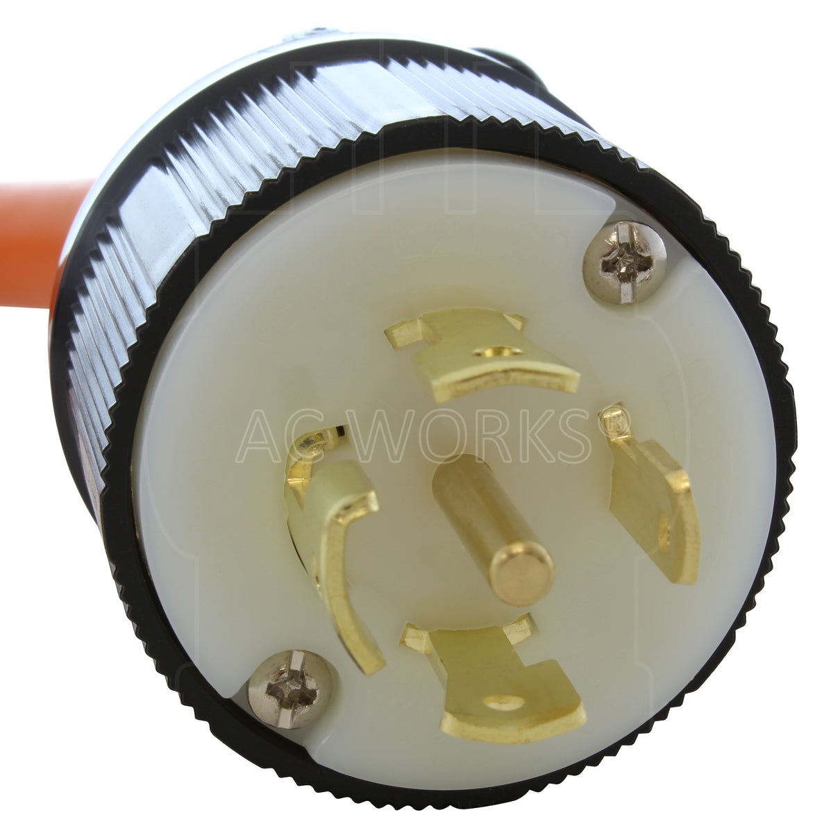 AC WORKS® [WDL2130650-018] 1.5FT L21-30P 30A 120/208V Locking Plug to ...