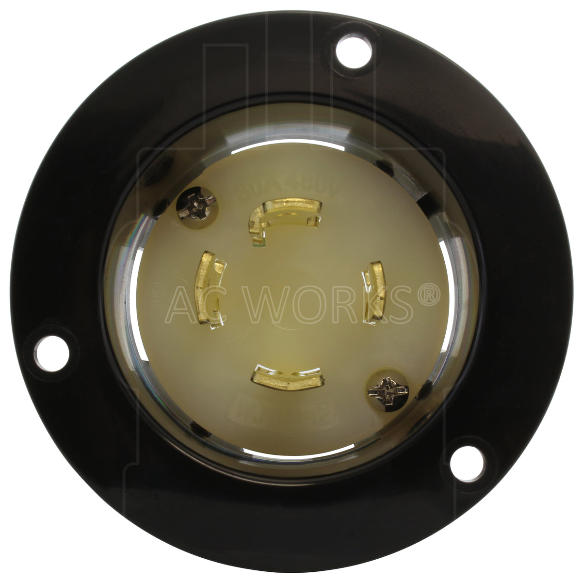 AC WORKS® [ASINL1630P] NEMA L16-30P 30A 3-Phase 480V 4-Wire Locking Ma ...
